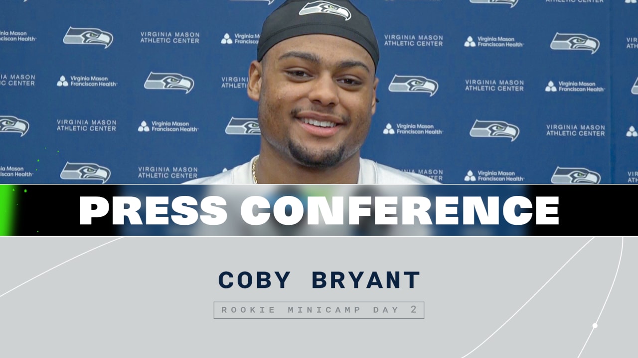 Coby Bryant Rookie Minicamp Press Conference
