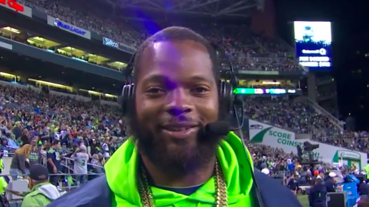 Michael Bennett vs Raiders In-game Interview