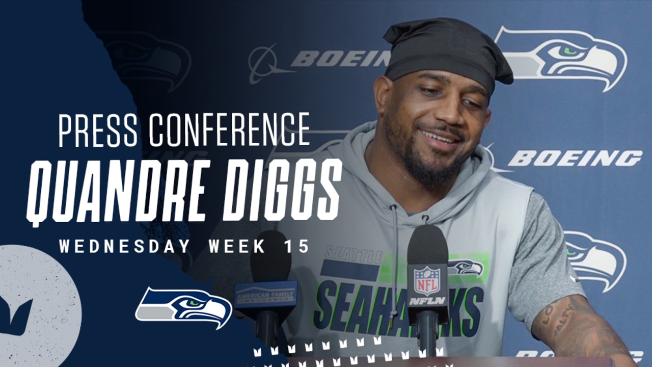 Quandre Diggs Seahawks Wednesday Press Conference - December 15