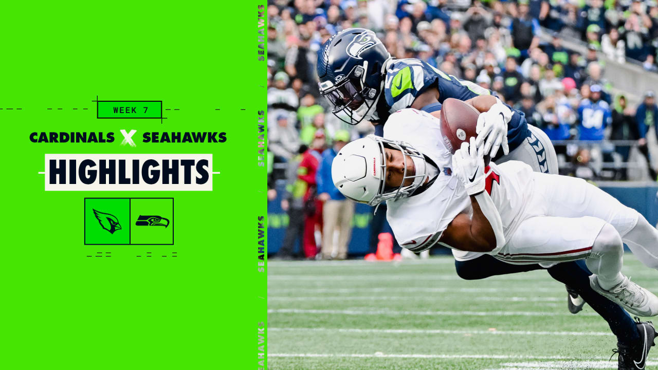 2023 Week 7 Seahawks vs. Cardinals Devon Witherspoon Hit-Stick Tackle Of Rondale Moore Highlight