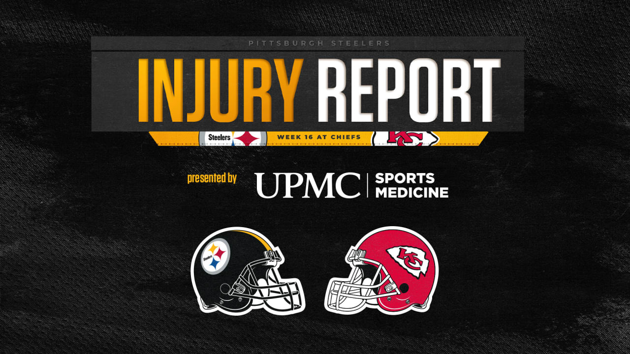 Week 16 Injury Report (Chiefs) - Updated