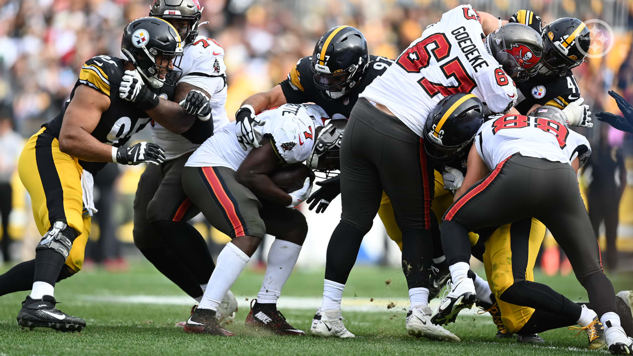 HIGHLIGHTS: Steelers goal line stand