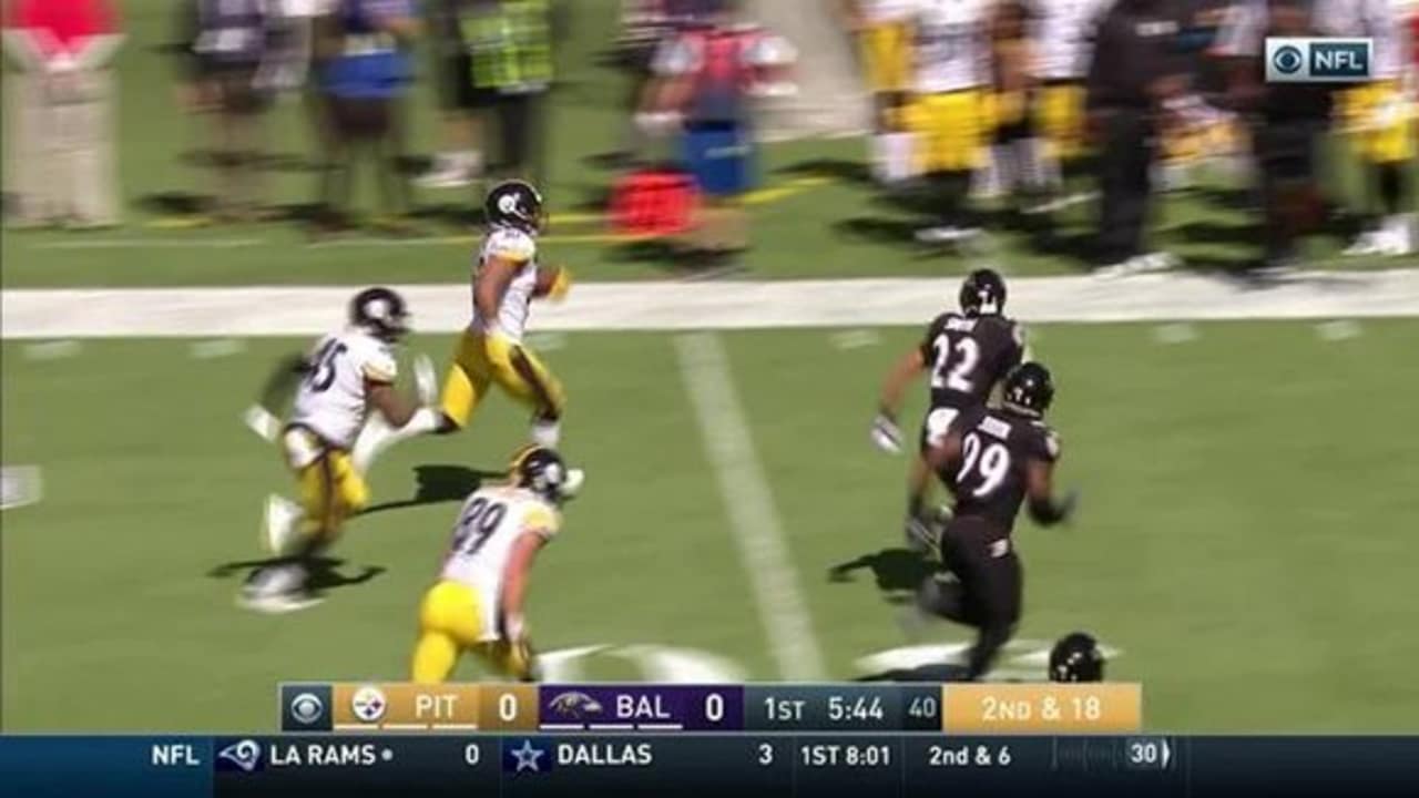 HIGHLIGHT: Conner rumbles down sideline for 23 yards