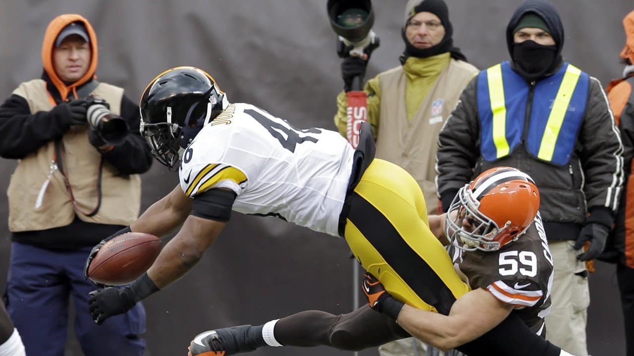 Steelers at Browns: In Game Shots