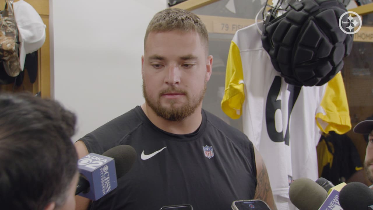 WATCH: Cole on the offensive line