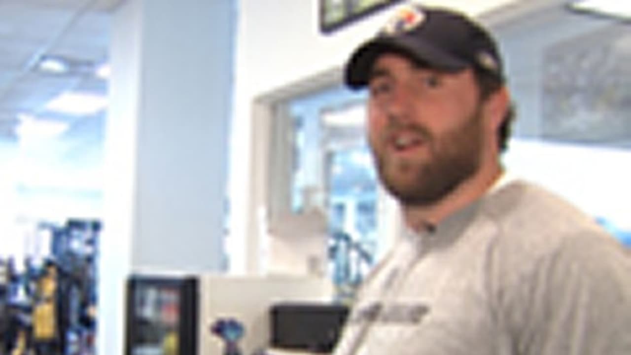 Keisel hosts a tour of the Practice Facilty