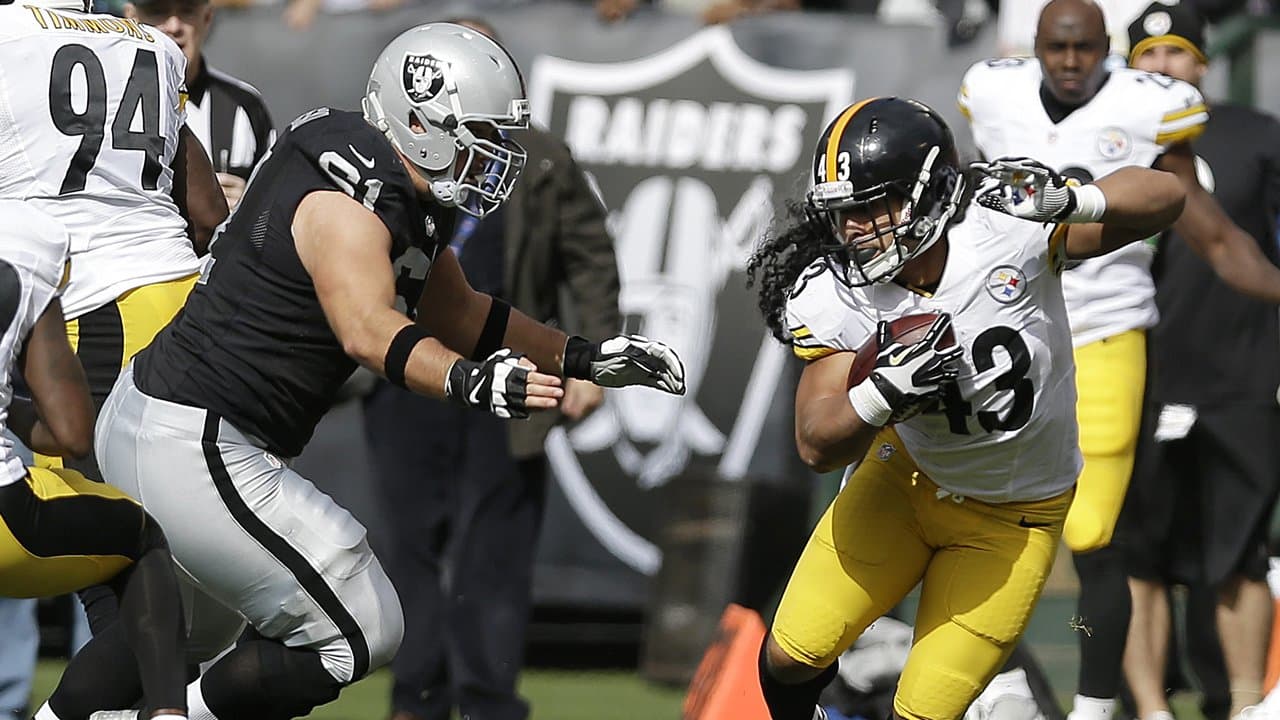 Steelers at Raiders - In Game Shots