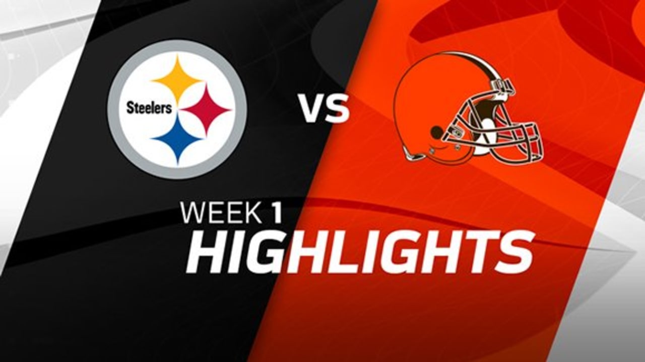 HIGHLIGHTS: Steelers at Browns Week 1