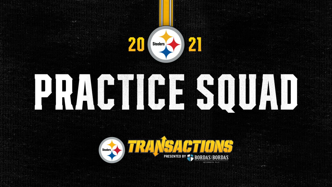 Steelers add 15 to practice squad