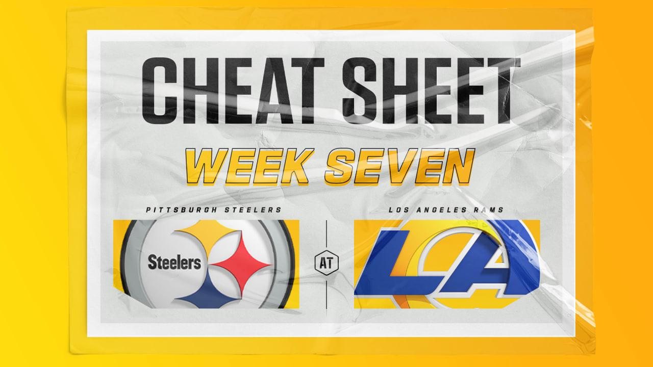 Cheat Sheet: Steelers at Rams