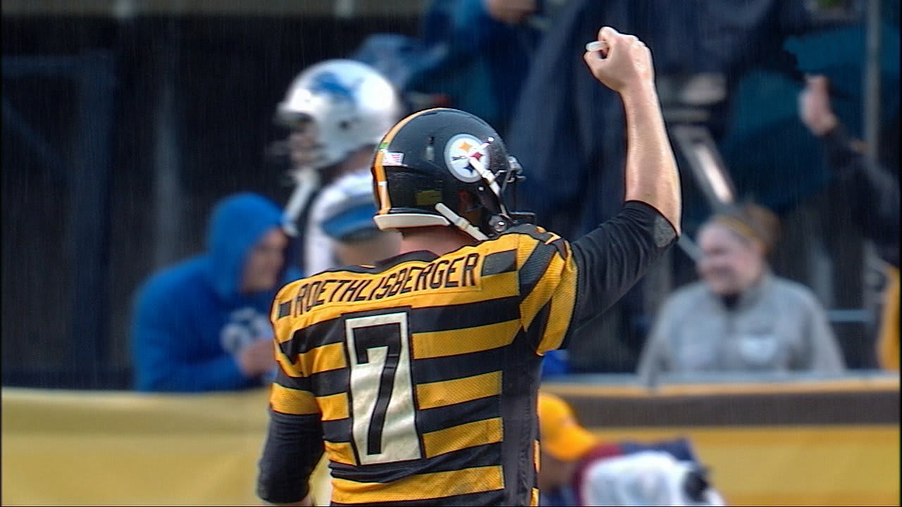 Update: Steelers rally behind Ben to beat Lions