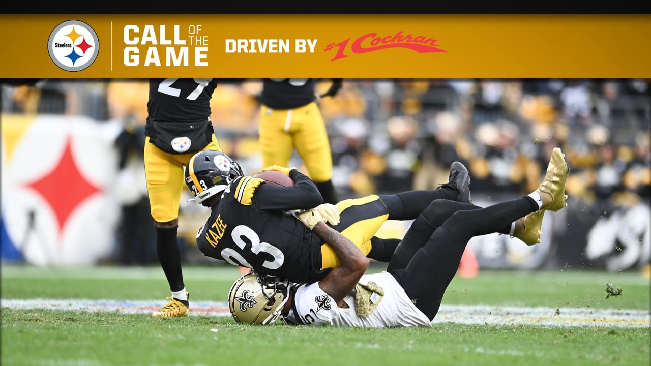 WATCH: Kazee nets huge takeaway versus Saints