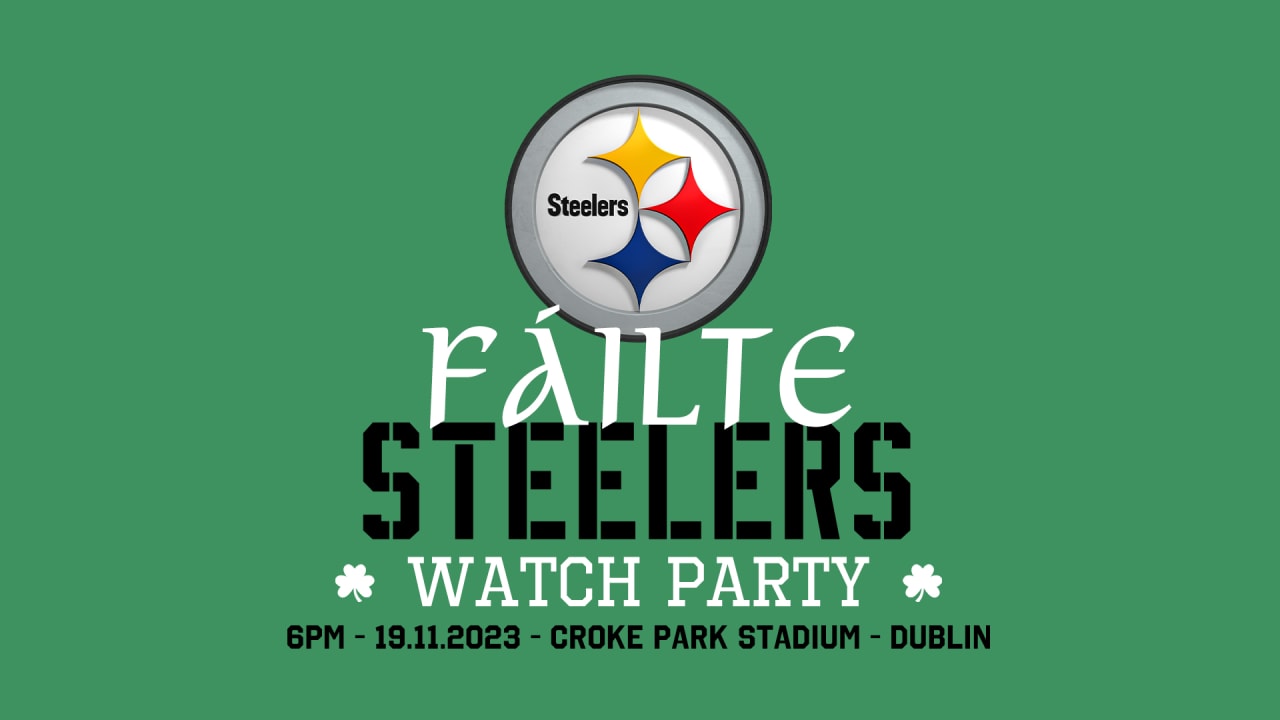 Steelers to host Watch Party in Ireland