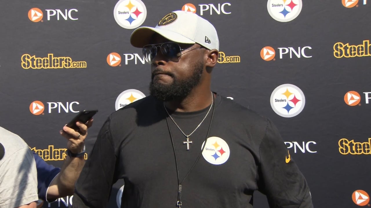 Tomlin on the first day of practice