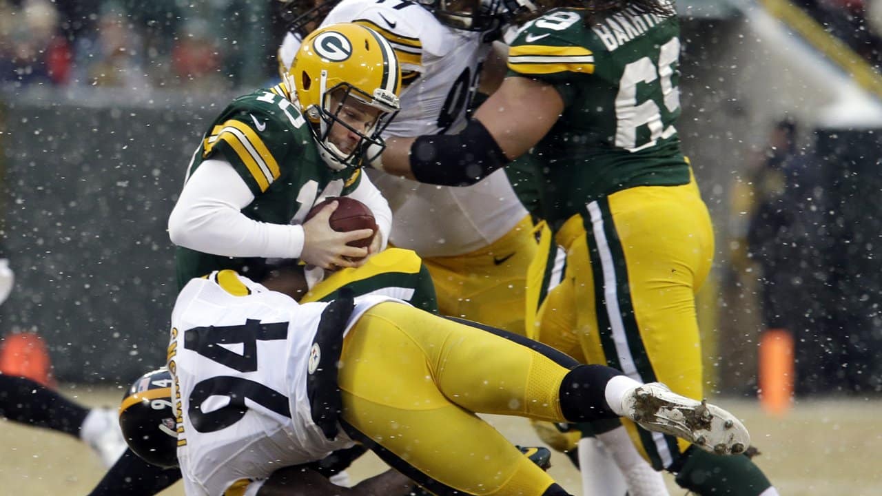 Steelers at Packers: In Game Shots