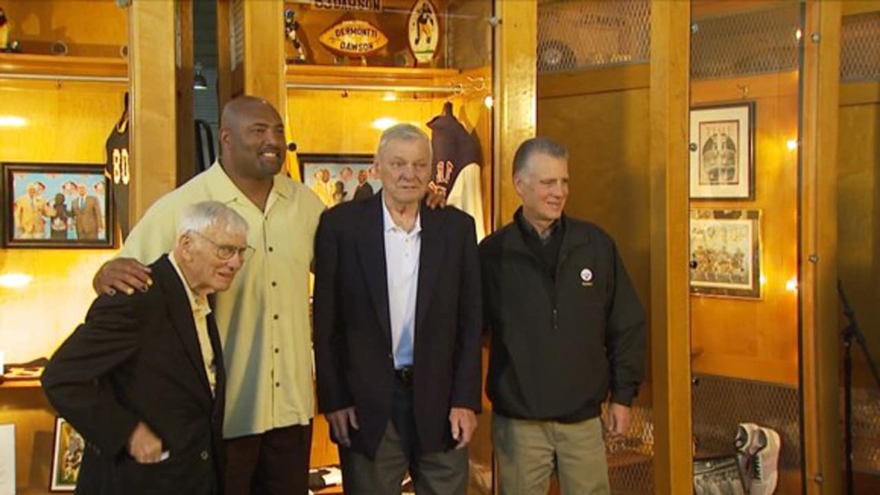 Jack Butler and Dermontti Dawson Locker Unveiling