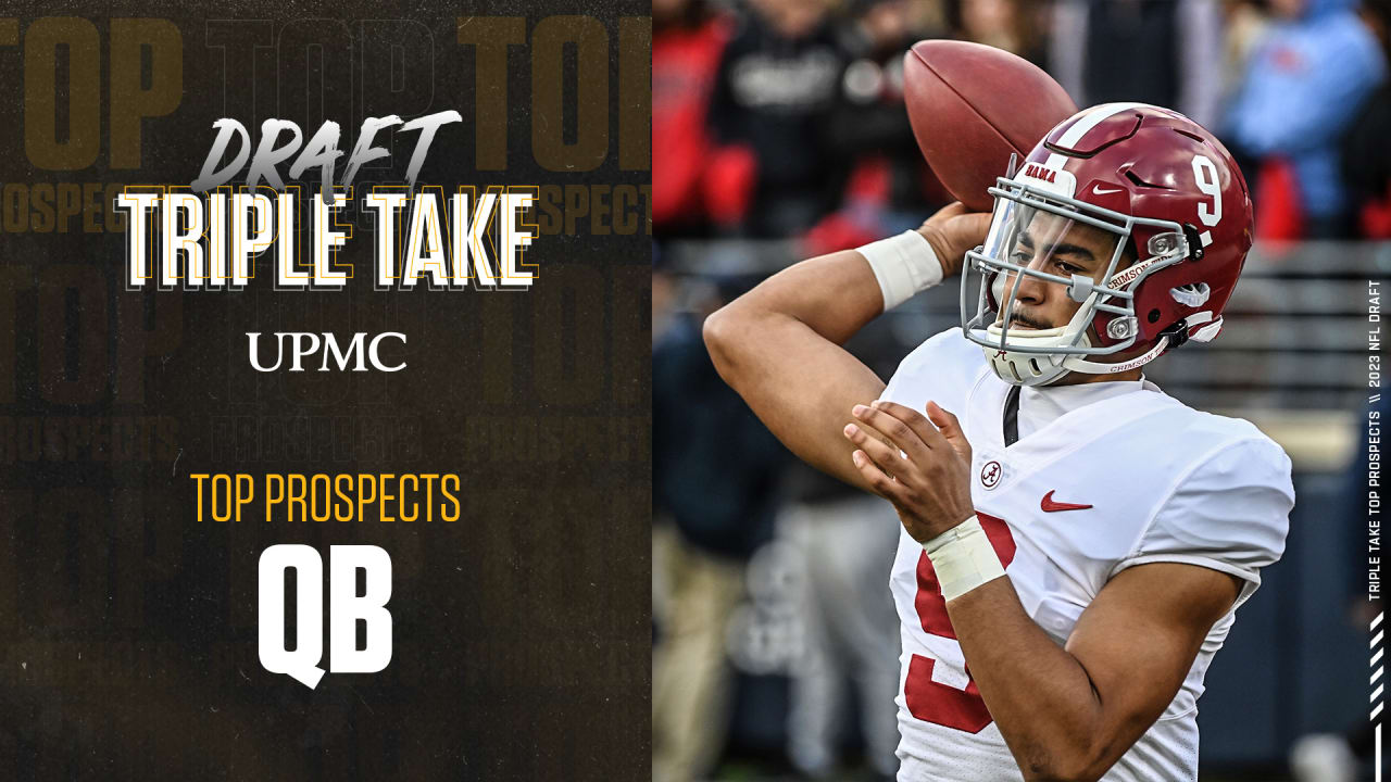 WATCH: 2023 Draft Triple Take - Quarterbacks