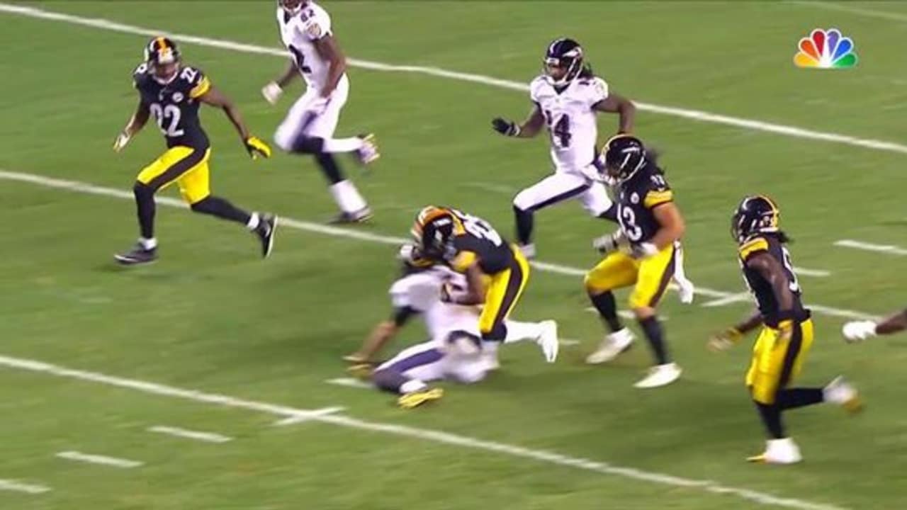 Ravens vs. Steelers: Moats forces Ravens fumble