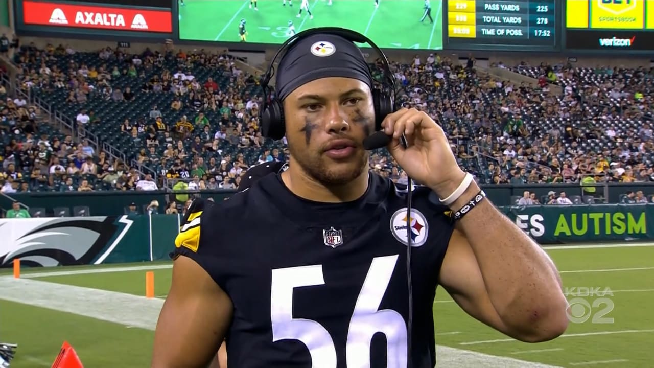 Alex Highsmith on-field interview