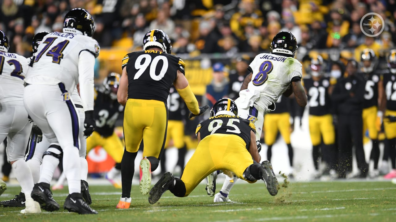 Highlight: Steelers fifth sack fo the game