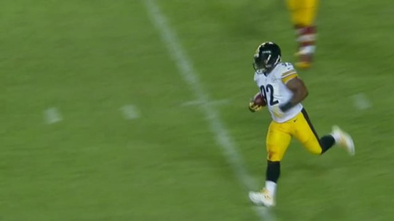 HIGHLIGHT: Harrison stretches out for interception