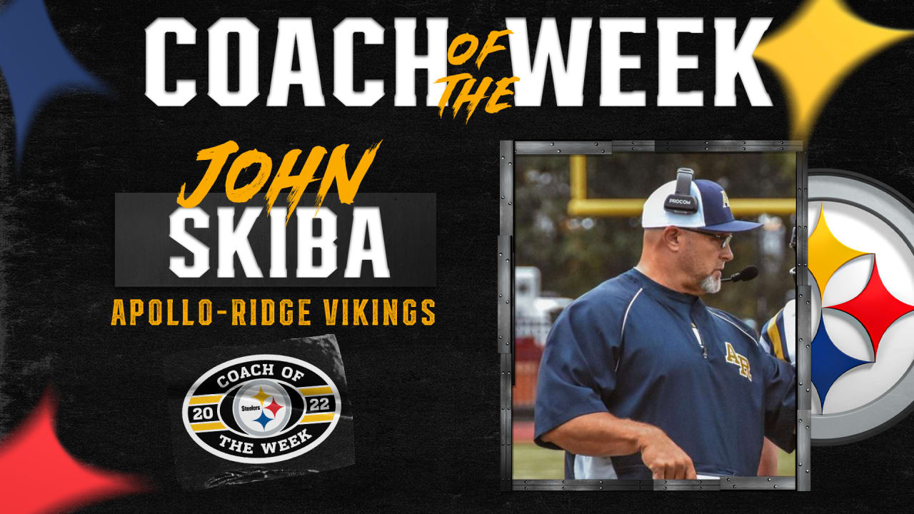Skiba named Steelers Coach of the Week
