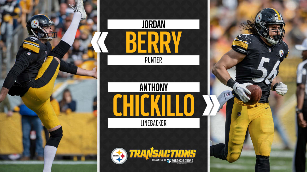 Steelers agree to terms with Berry, Chickillo
