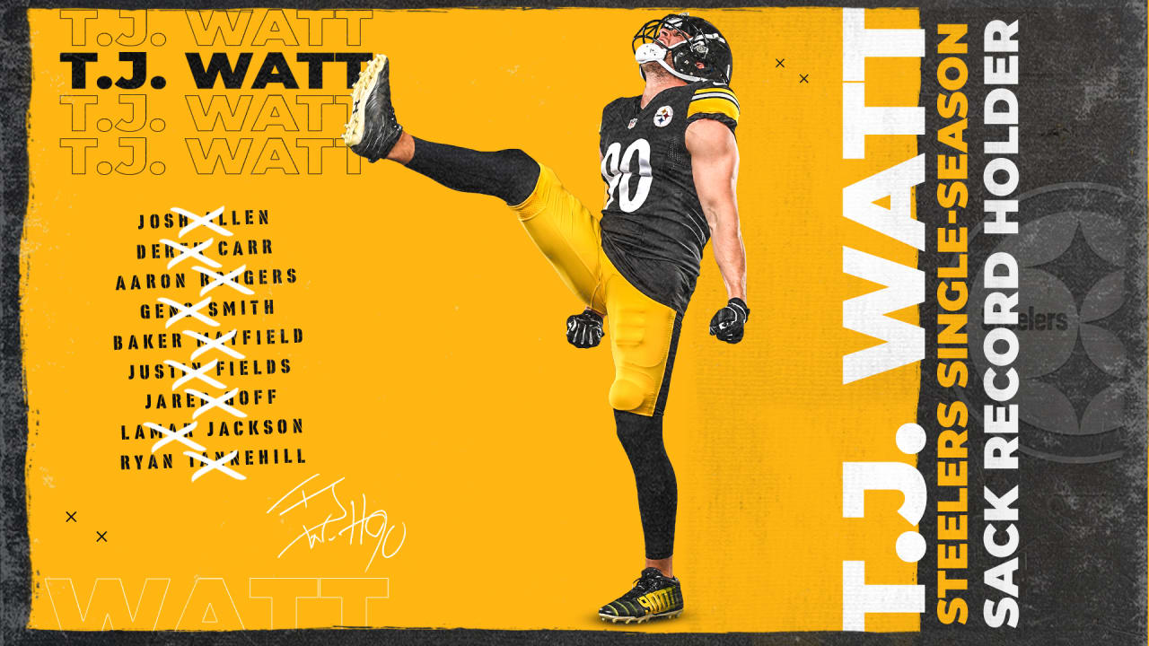 Watt sacks his way into the record book