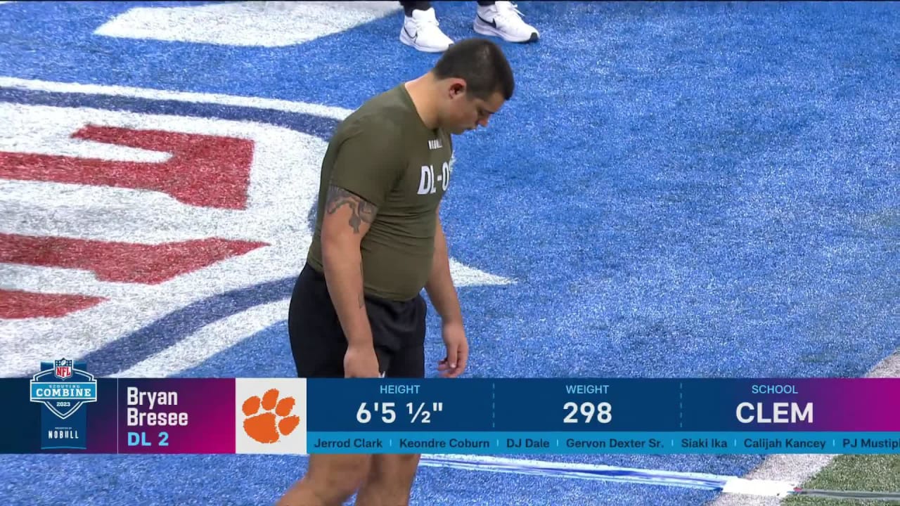 Combine Highlights: Bresee, DT, Clemson