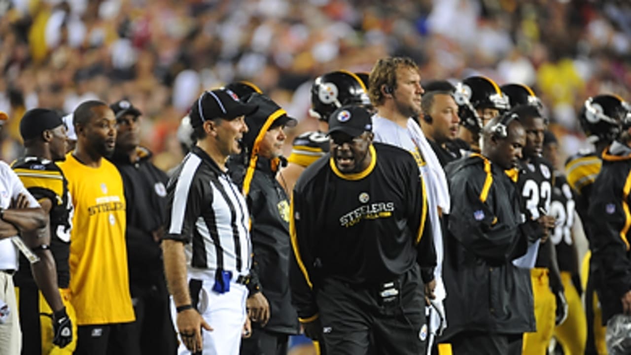 Practicing their regular season preparation