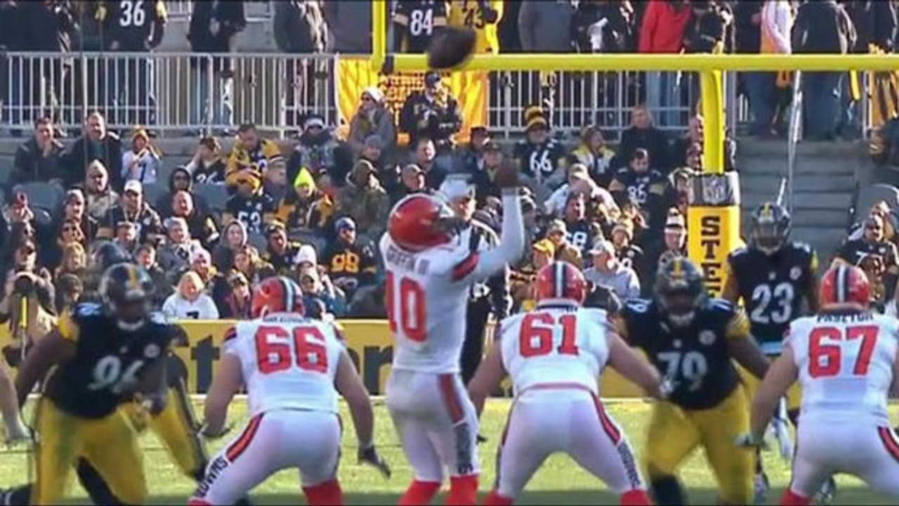 HIGHLIGHT: Steelers defense recovers bad snap