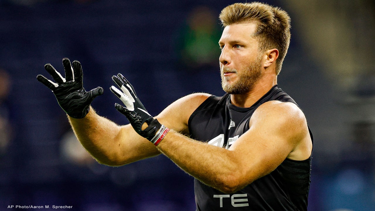 Adam Trautman, TE, Dayton - 40-yard dash