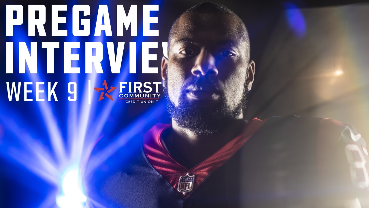 Darren Fells Previews Week 9 | Pregame Interview