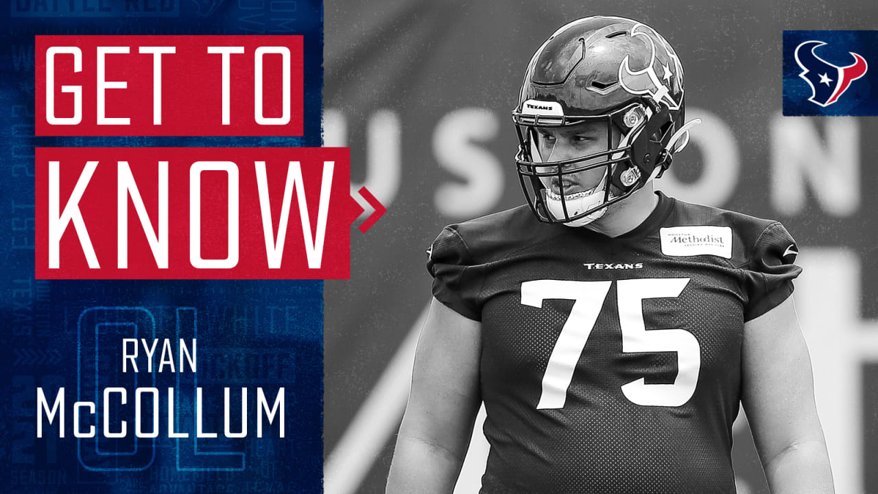 Get to know Houston Texans offensive lineman Ryan McCollum, signed as a ...