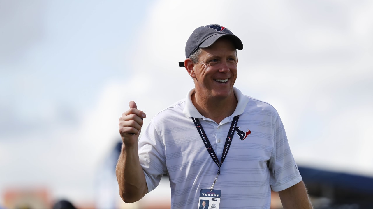 The Houston Texans announced today that long-time president Jamey ...