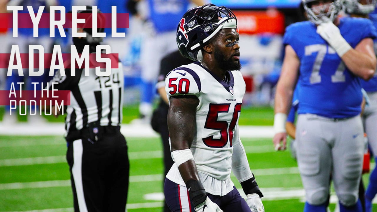 Reaction: Tyrell Adams | Texans vs. Lions