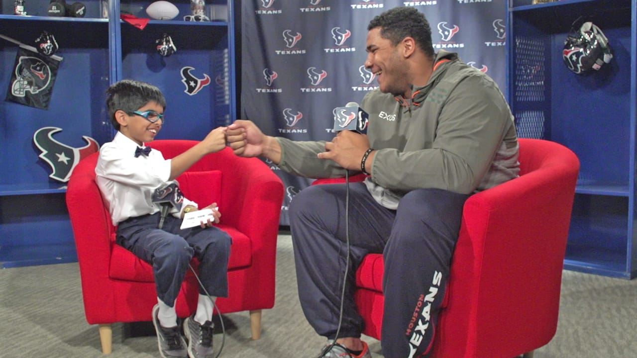 Kid Reporter: DL Christian Covington
