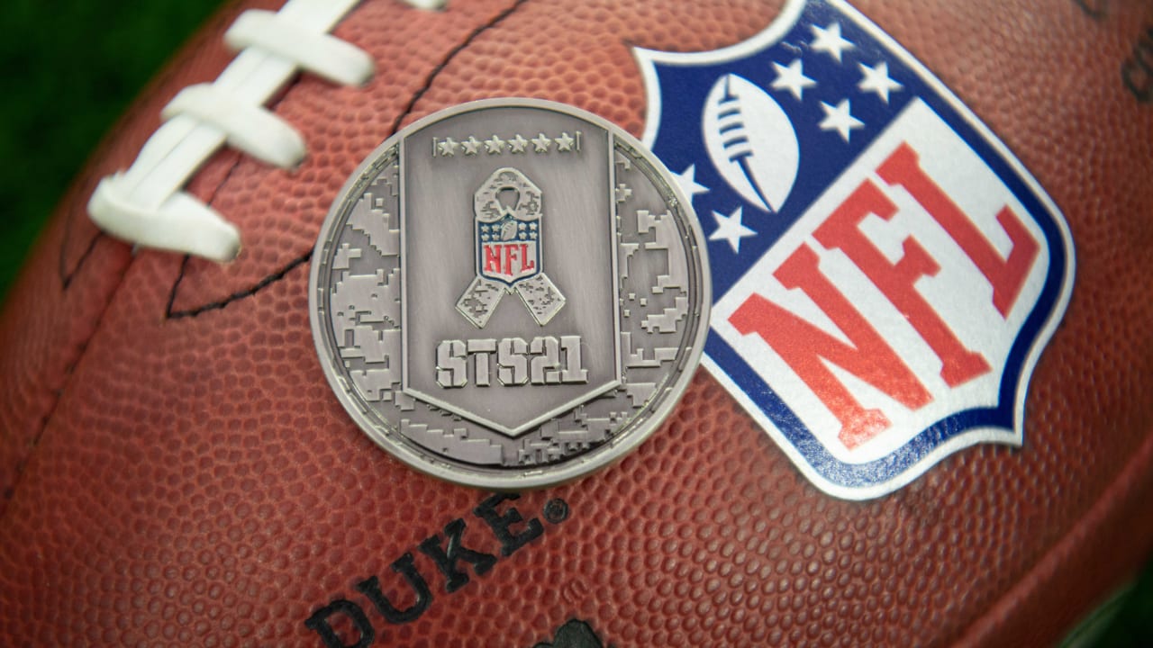 The Houston Texans used a Military Challenge coin from USAA to honor ...