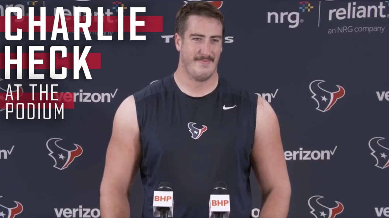OL Charlie Heck | Press Conference (10-11-21)