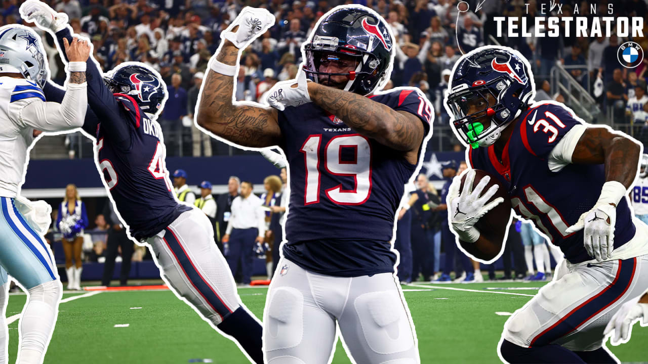 Breakdown + analysis of key plays from Texans-Cowboys | Telestrator