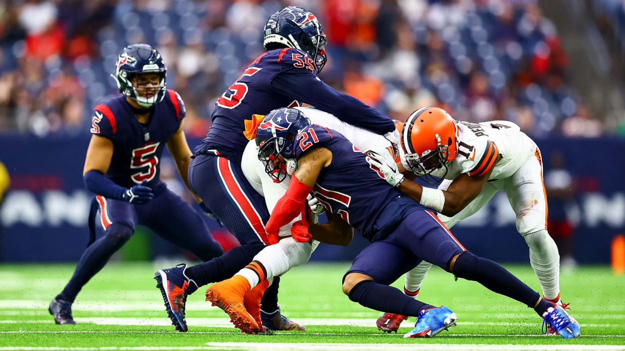 Defense doesn't allow a TD in Texans loss to Browns