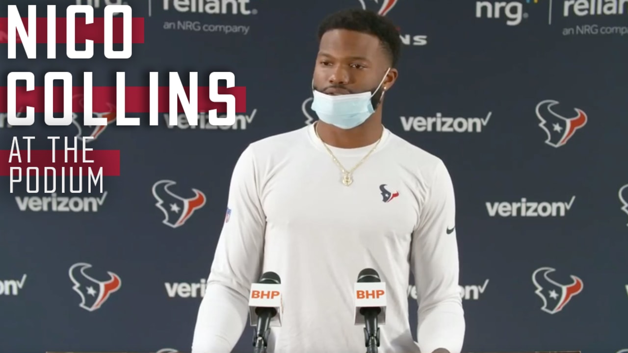 WR Nico Collins | Press Conferences (12-15-2021)