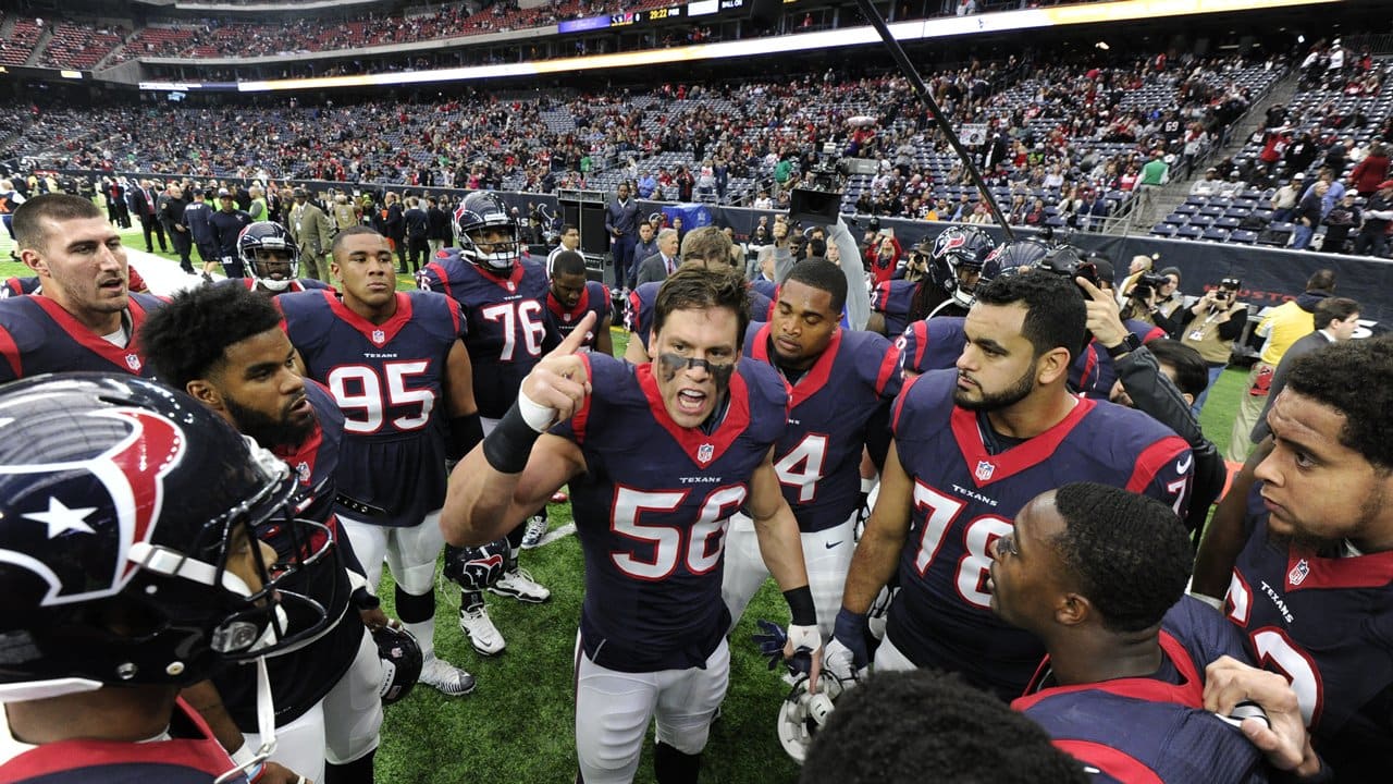 Warmups: Texans vs. Raiders