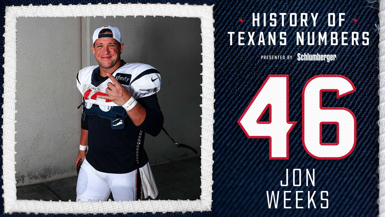 Check out all the players who have worn #46 for the Houston Texans.