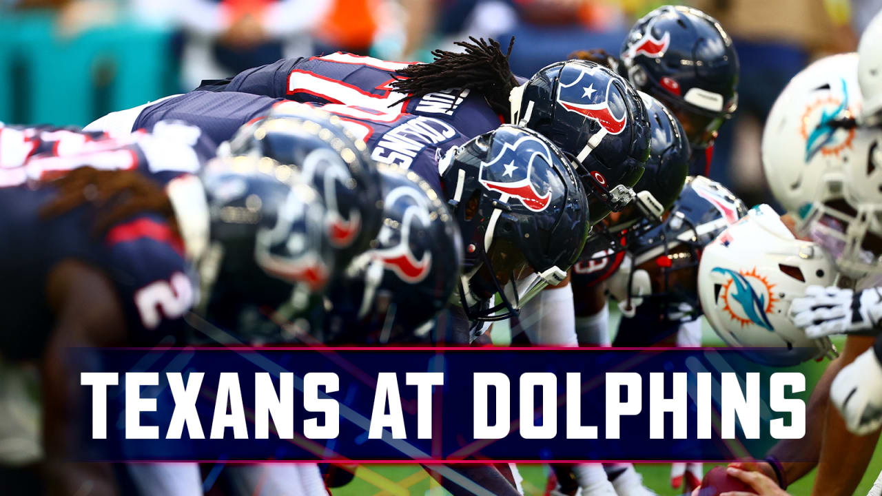 The Houston Texans are taking on the Miami Dolphins for Week 12 of the ...