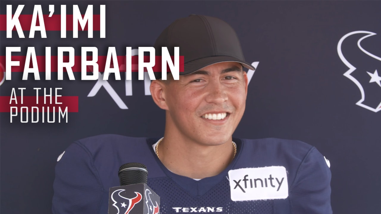 K Ka'imi Fairbairn | Training Camp Press Conference (8-18-2021)