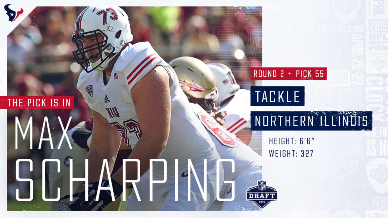 Texans add OL help with Max Scharping in 2nd round