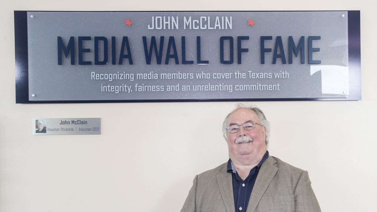 | John McClain Honored as Inaugural Inductee in his Namesake Media Wall ...