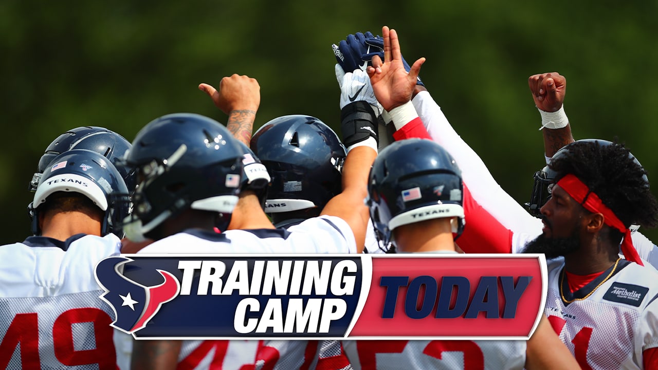 Training Camp Today: Day 1 in Houston