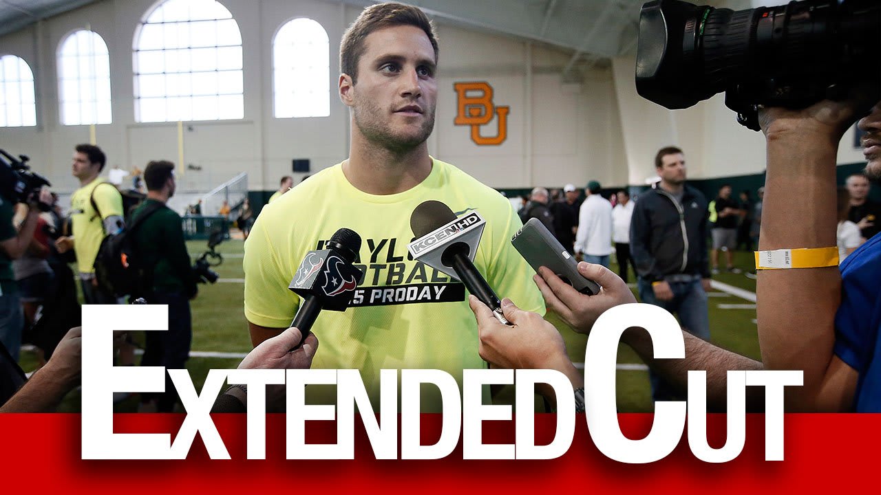 Bryce Hager at Baylor Pro Day